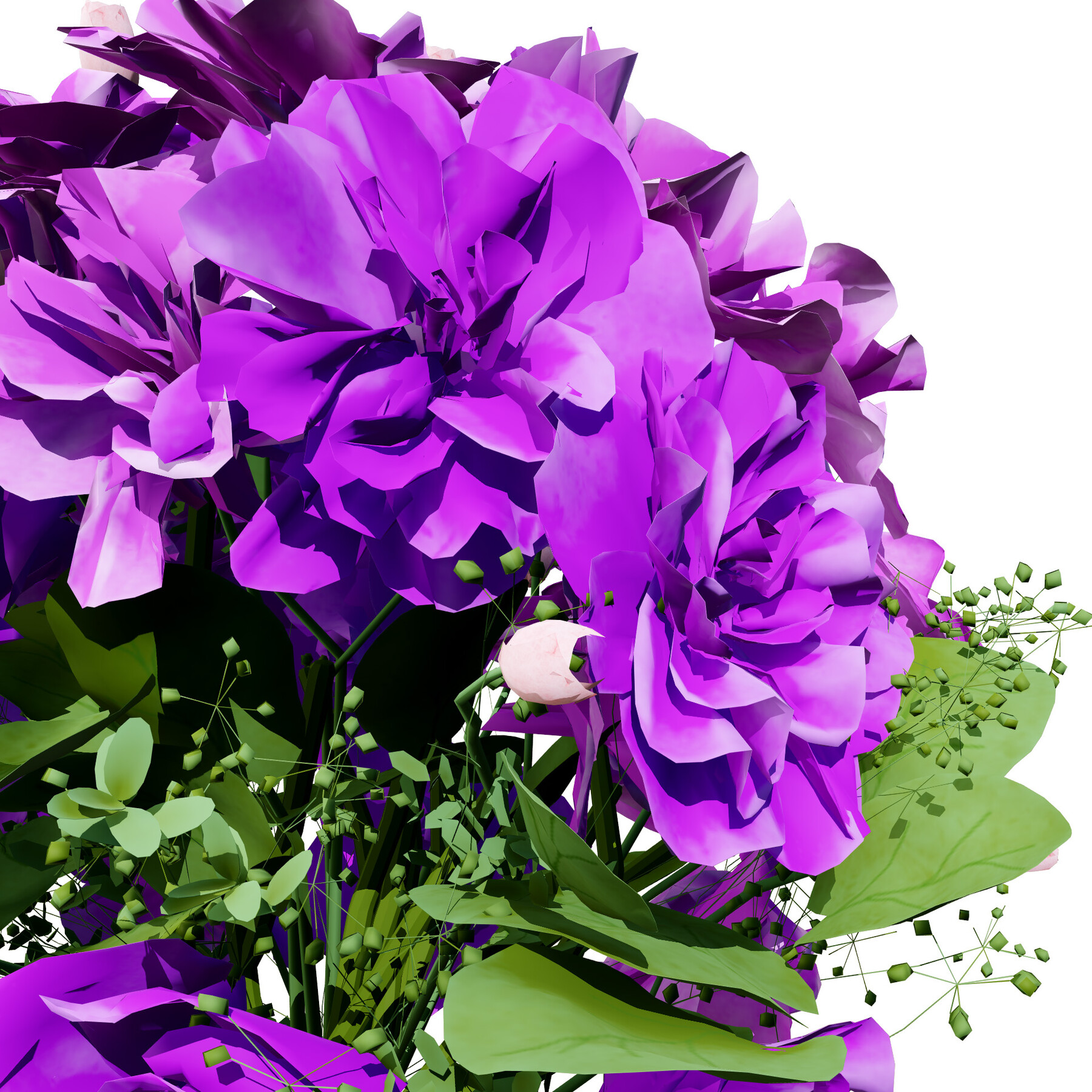 Vibrant Flower Bouquet 3D Model with Free Tutorial - mehrazvira.com