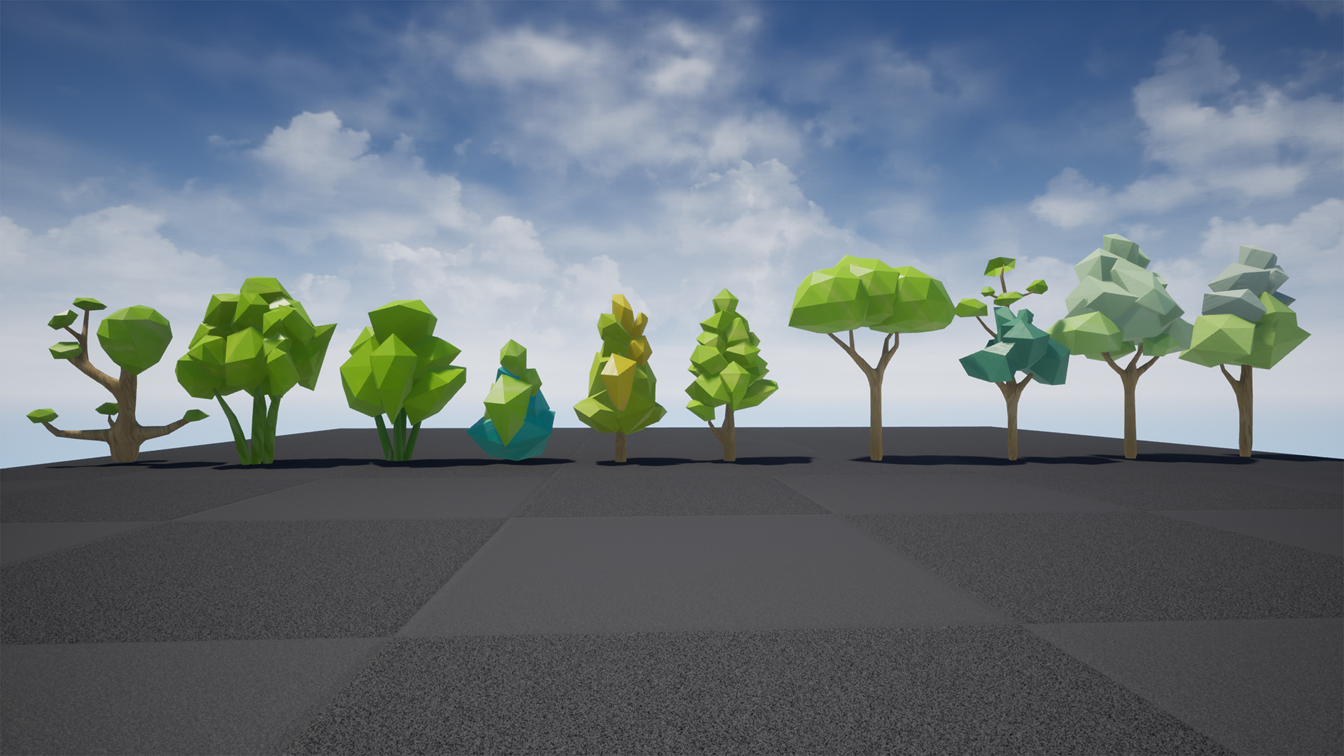 Mobile-Game Stylized Tree Pack - mehrazvira.com