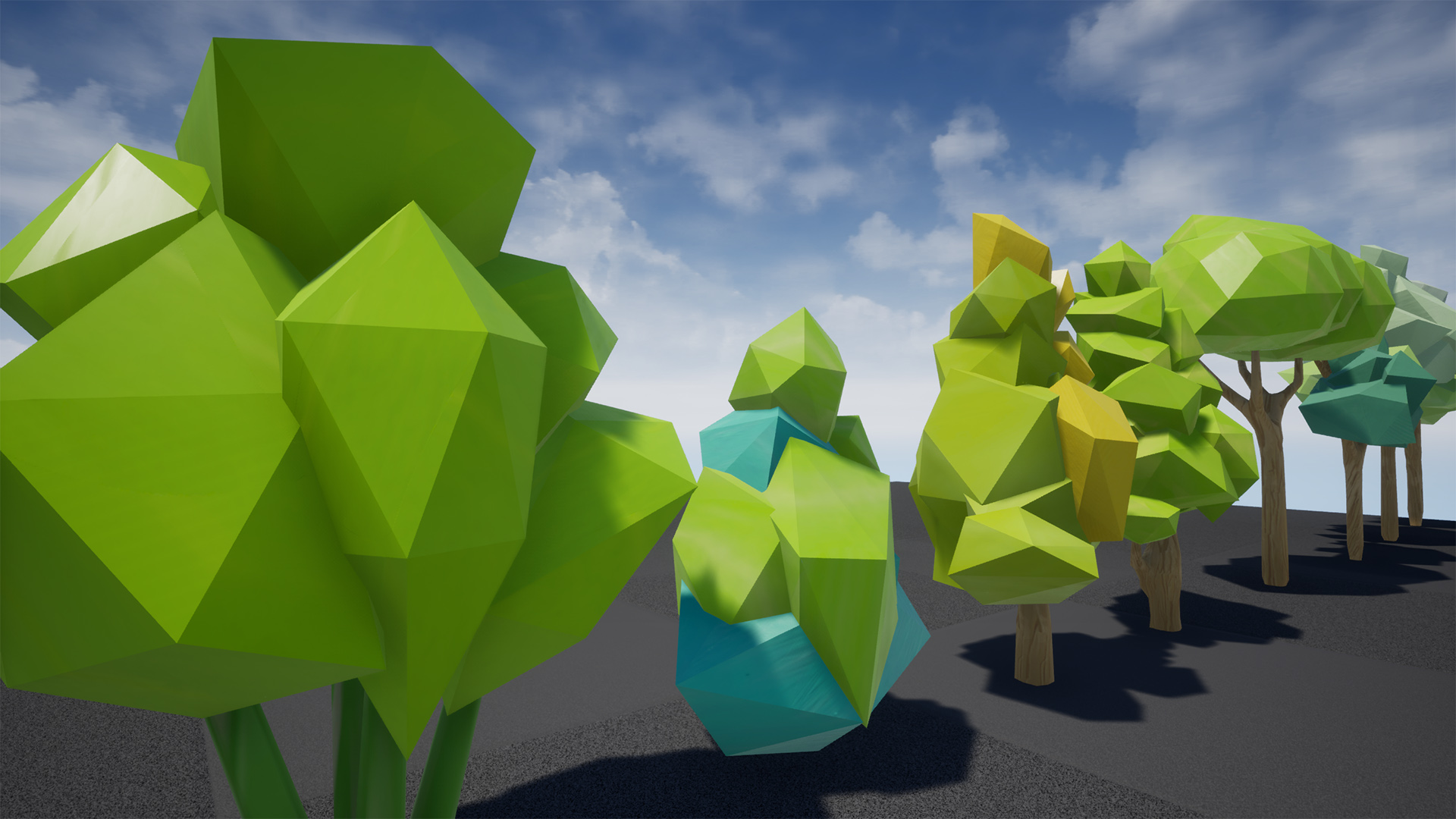 Mobile-Game Stylized Tree Pack - mehrazvira.com