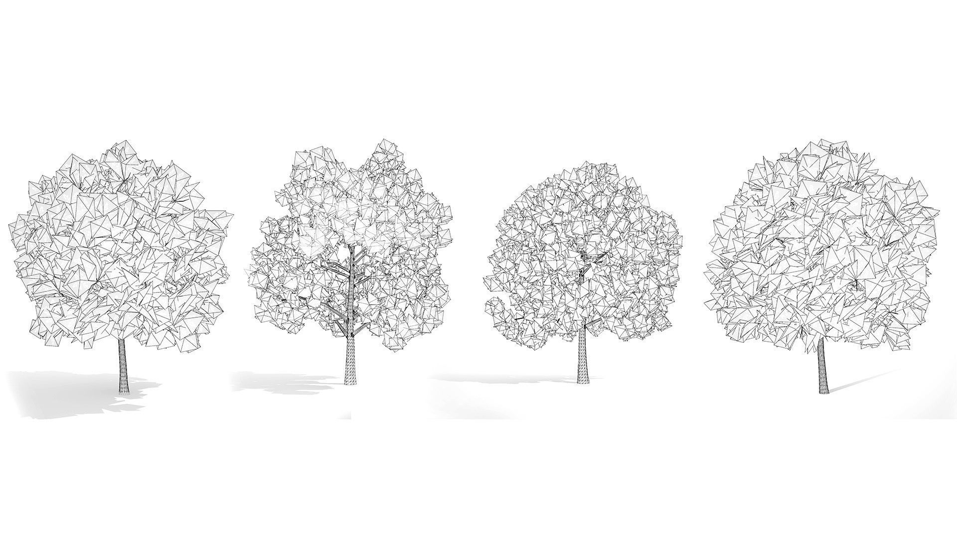 Game Ready Plane Trees with free tutorial - mehrazvira.com